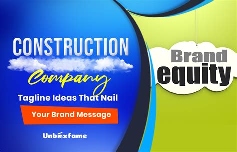 Construction Company Tagline Ideas