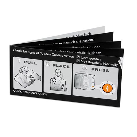 Philips Onsite Aed Quick Reference Card Aed Superstore M5066 97800
