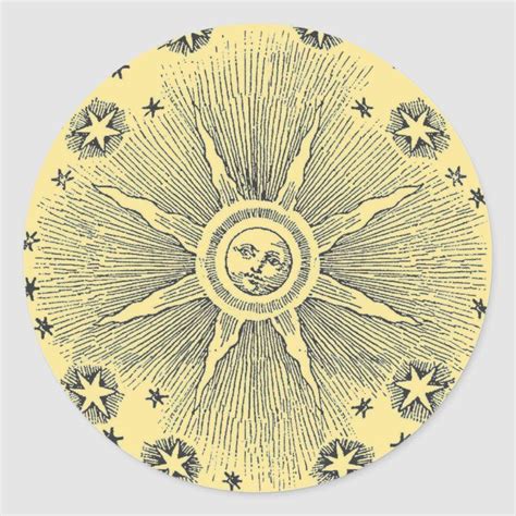 Medieval Sun Face