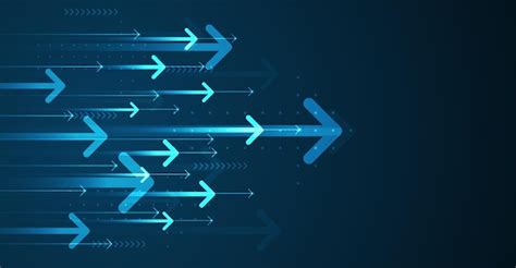Premium Vector Abstract Arrow Direction Technology Background