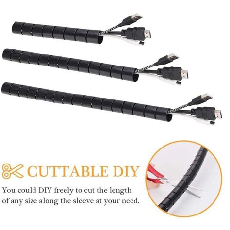 Cable Protector Cable Wire Winding Pipe Wrapping W Vicedeal