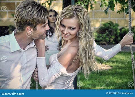 Couple S Marital Infidelity Stock Image Image Of Dating People 23221297