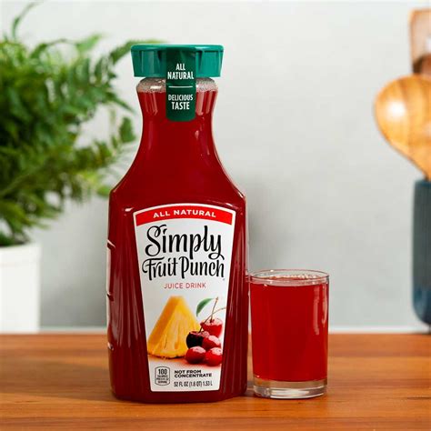 Simply Fruit Punch Juice 52 Fl Oz Smith Brothers Local Milk