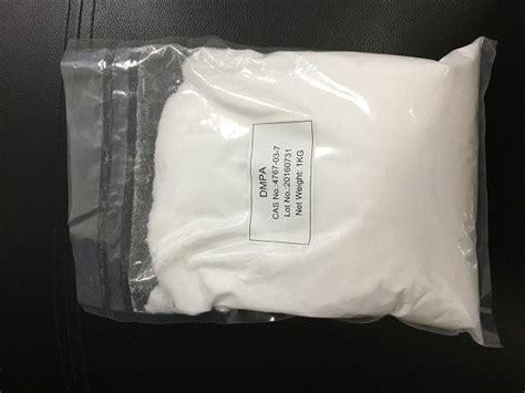 Dmpa 2 2 Bis Hydroxymethyl Propionic 산 Cas 4767 03 7 고무 코팅 재료