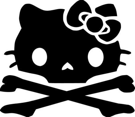 Zombie Hello Kitty Pumpkin Stencils