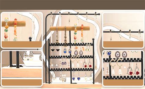 Soporte Para Joyería Estante Exhibidor Organizador Para Exhibir Joyas Ideal Para Colgar Aretes