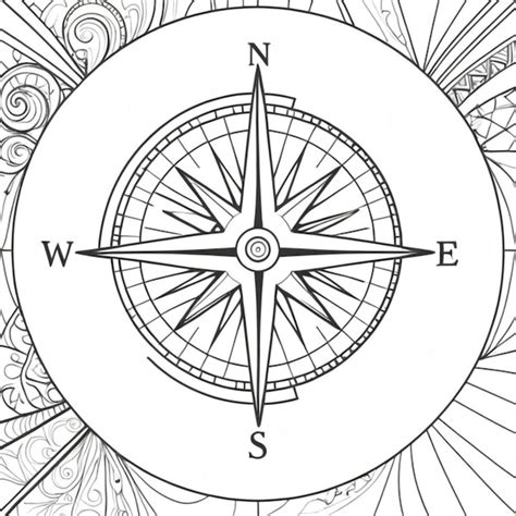 13000 Compass Outlines Pictures