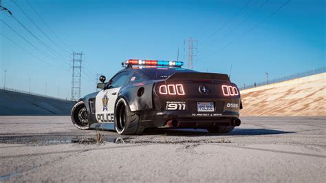 Police Car Wallpaper 4k