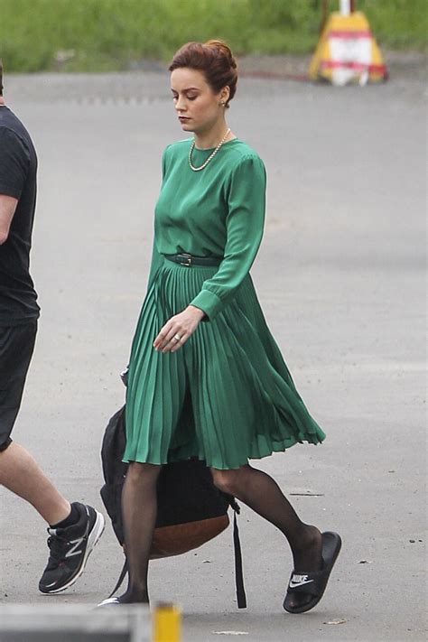 Brie Larson On The Set Of ‘the Glass Castle In Montreal 07112016