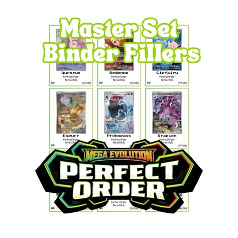 Perfect Order Master Set Binder Fillers Etsy