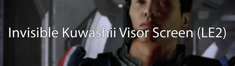 Invisible Kuwashii Visor Screen Le2 At Mass Effect Legendary Edition