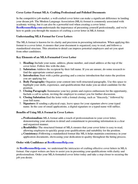 Cover Letter Format Mla Pdf Apa Style Paragraph