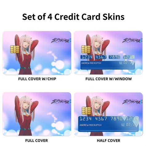 Zero Two Credit Card Skins 4 In 1 Pack