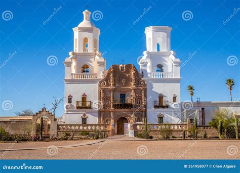 A 1700s Catholic Church In Tucson Arizona Editorial Photography