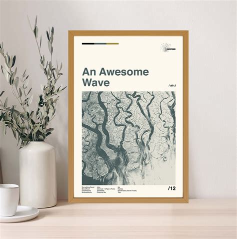 An Awesome Wave Poster An Awesome Wave Art An Awesome Wave Etsy