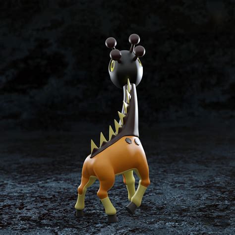 🐉 Pokemons Farigiraf And Girafarig・ Stl File For 3d Printing・cults