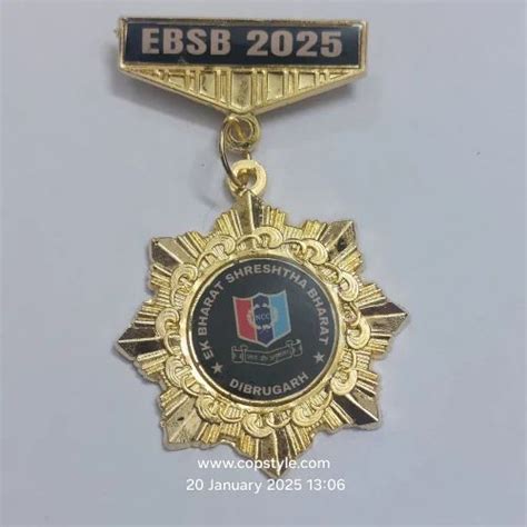 Ebsb 2025 Ek Bharat Shreshtha Bharat Dibrugarh Ncc Medal At ₹ 250piece Badge Pin In Ahmedabad