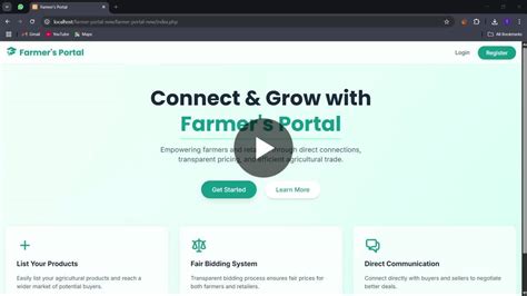Farmerportal Agritech Webdevelopment Php Mysql Html Css… Deep