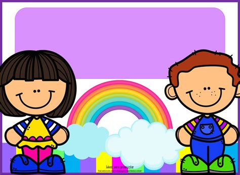 Gafetes Escolares Infantiles Preescolar Imprimir School Wall