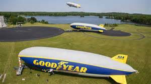 Trio Of Goodyear Blimps Fly Over Ohio In 100th Anniversary Celebration