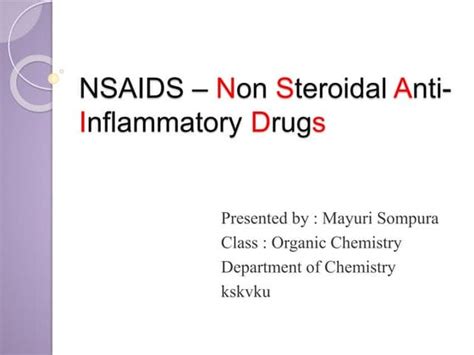 Nsaids Ppt