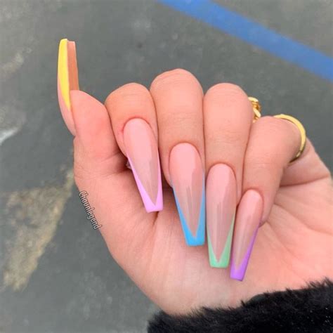 35 Coffin Acrylic Nails Designs To Sport In 2024 Gel Nails Acrylic