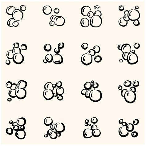 Bubbly Doodle Line Art Soap Foam Bubbles Doodle Line Art Doodle Of Sphere Bubble Air 33505743