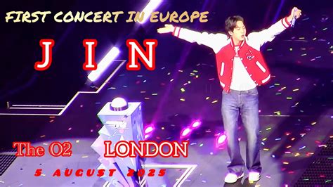 Jin Bts Full Concert Runseokjin Ep Tour The O2 London 5