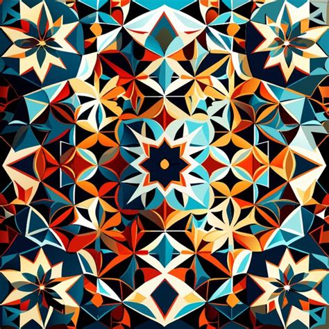 Premium Vector Modren Geometrix Pattern Seamless Detail Illustration
