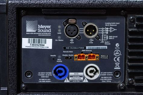 Line Array Speaker Meyer Mina Phase 3 Rentals