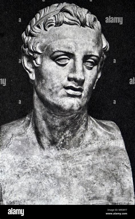 Bust Of Ptolemy I Soter 367 Bc 283 Bc A Macedonian Greek General