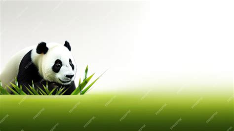 Premium Photo Panda In The Grass Wallpapers And Images