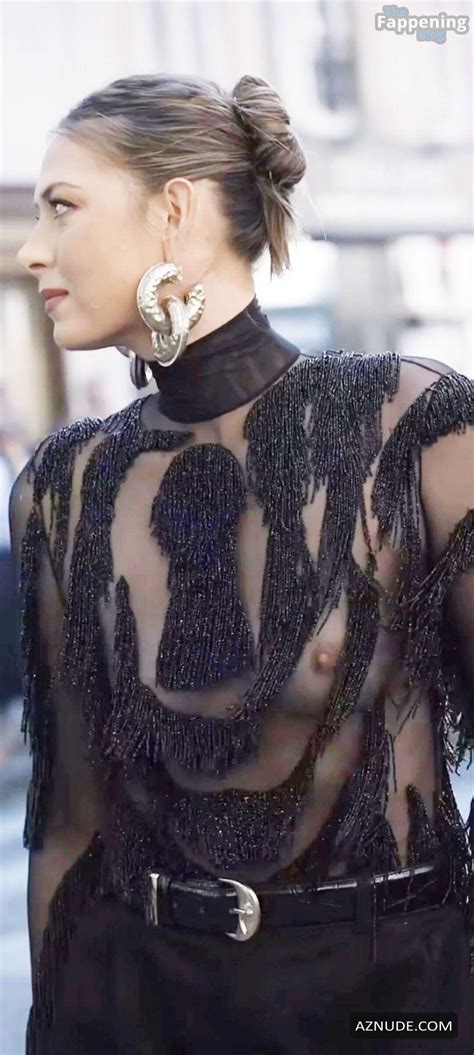 Maria Sharapova Nude Bares All At Paris Fashion Week Aznude