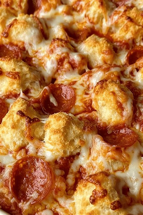 Pepperoni Pizza Biscuit Casserole Recipe
