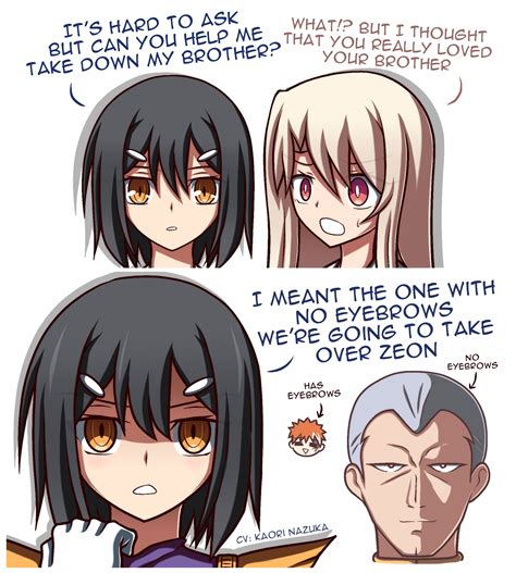 Zeon132 Gihren Zabi Illyasviel Von Einzbern Kycilia Zabi Miyu