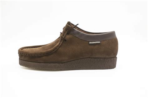 Grasshopper Softee Brown Suede Mens Clothing Store