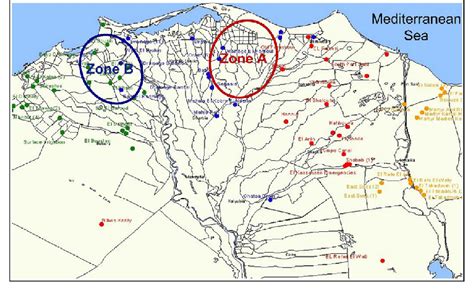 Nile Delta Map