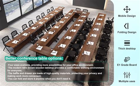 Hendont Folding Conference Tables Flip Top Mobile