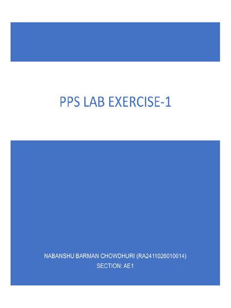 Pps Lab Solution Pdf Fahrenheit Computing