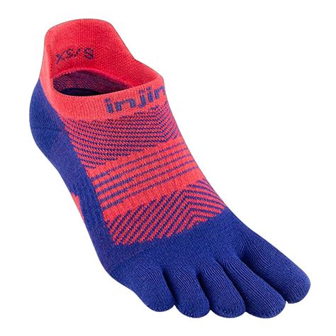 Injinji Run Lightweight No Show Womens Running Toe Socks Paradise At