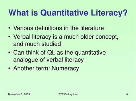 Ppt Quantitative Literacy At Msu Powerpoint Presentation Free