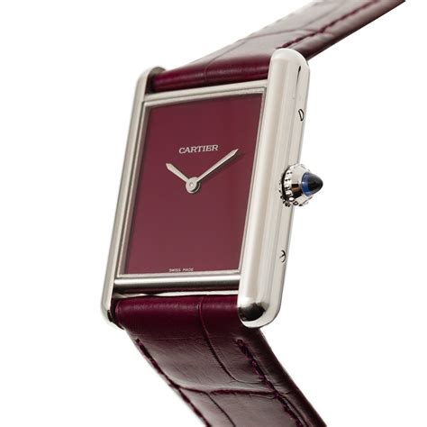 Cartier Tank Must Red Ref 4323 Car Farm