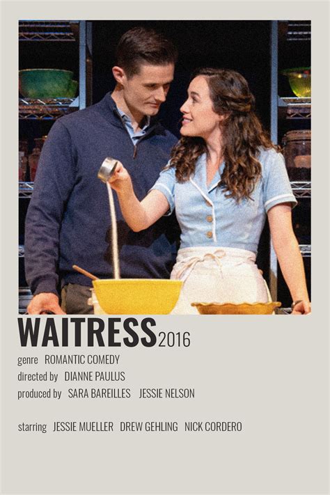 Waitress By Cari Musical Movies Musical Theatre Posters Waitress