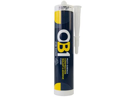 Ob1 Construction Sealant 290ml Clear Bed Electrical