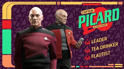 Exo 6 Unveils Museum Grade Collectible Captain Picard Figures From Star