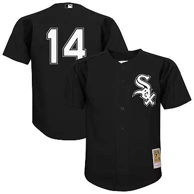 Youth Mitchell And Ness Paul Konerko Black Chicago White Sox Mesh Batting