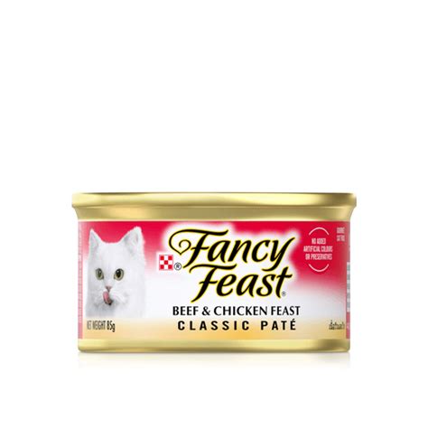 Fancy Feast Classic Beef And Chicken Pate Cat Food 85g Spinneys