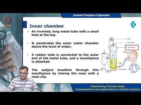 Free Video Essential Principles Of Spirometer From Nptel Noc Iitm