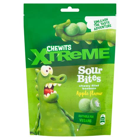 Chewits Juicy Bites Pouch Xtreme Sour Bite Best Of British