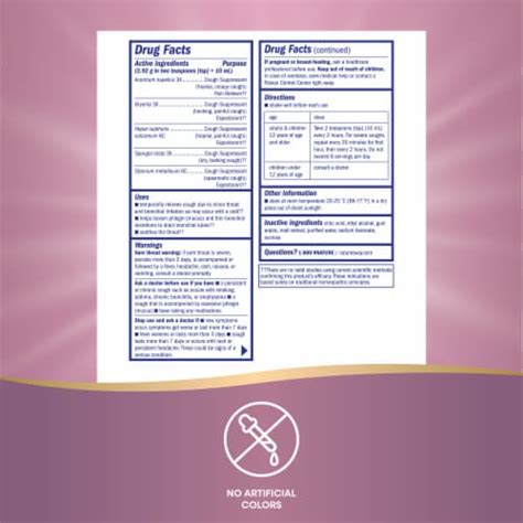 Boericke And Tafel Daytime Cough And Bronchial Homeopathic Syrup 4 Fl Oz